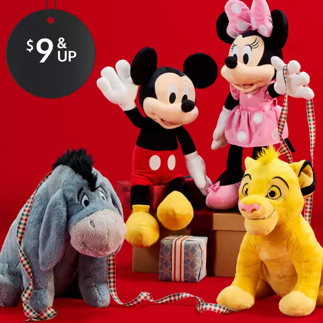 Disney Store: Up To 40% OFF Select Plush, Action Figures And More